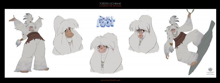 SMALLFOOT - Torsten Schrank Character Design - WAG