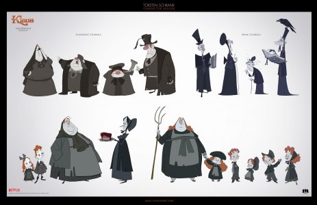KLAUS (NETFLIX) - TORSTEN SCHRANK CHARACTER DESIGN
